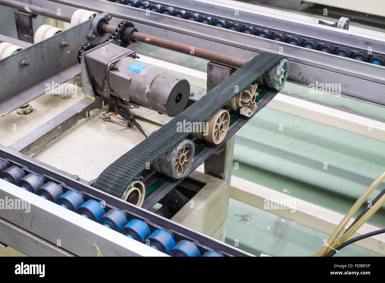 Conveyor belt, production line of the factory Stock Photo - Alamy