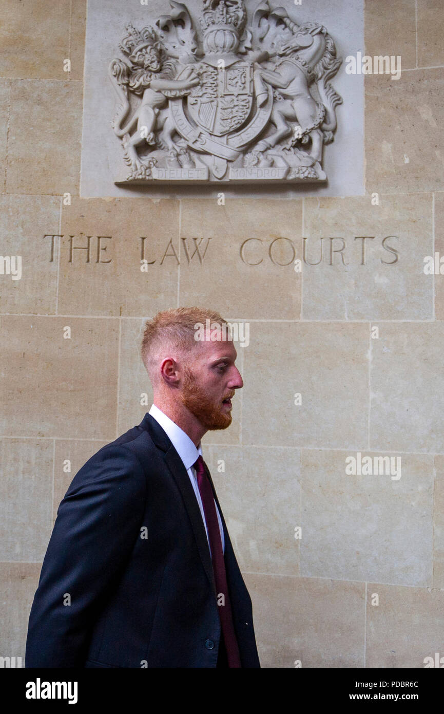 England cricketer Ben Stokes arrives at Bristol Crown Court for day ...
