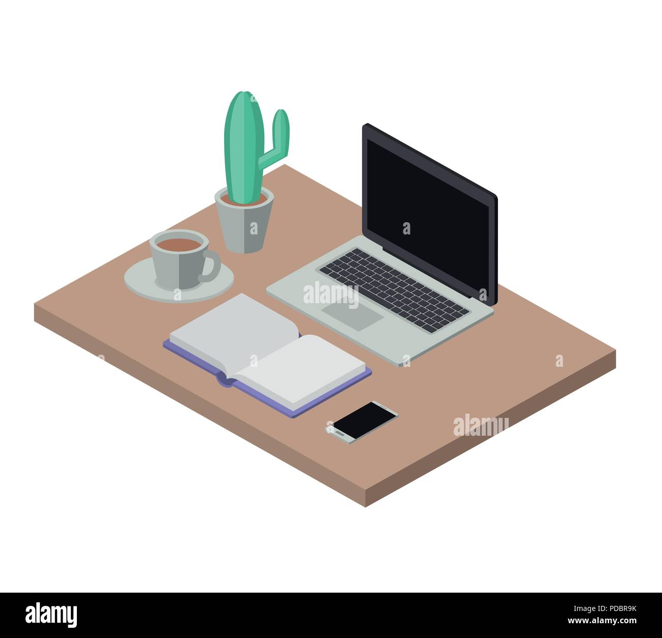 workplace elements isometrics icons Stock Vector Image & Art - Alamy