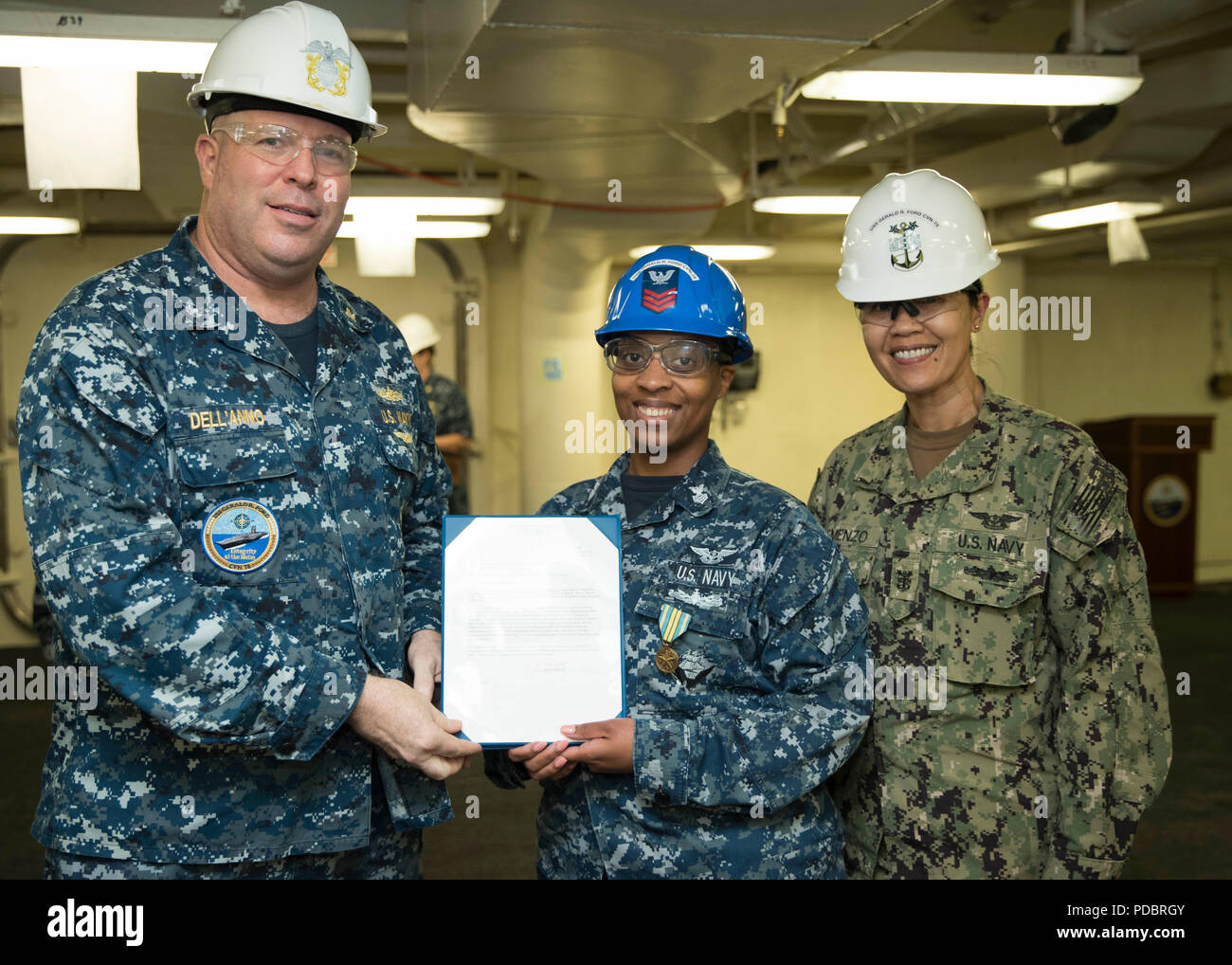 NEWPORT NEWS, Va. (Aug. 3, 2018) Ship's Serviceman 1st Class Brittany ...