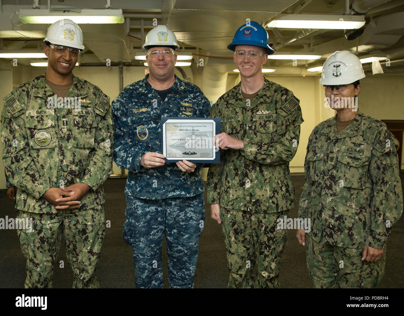 NEWPORT NEWS, Va. (Aug. 3, 2018) Ship's Serviceman 3rd Class Kiersten ...