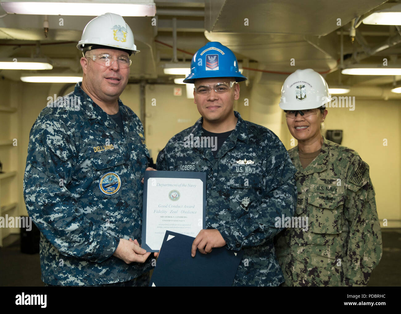 NEWPORT NEWS, Va. (Aug. 3, 2018) Ship's Serviceman 2nd Class Derek ...