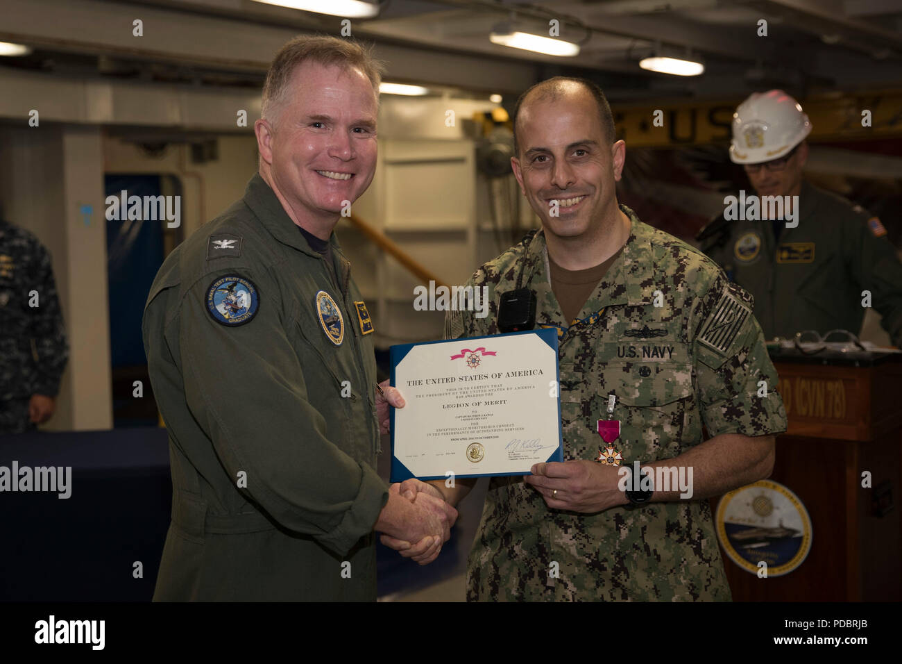 NEWPORT NEWS, Va. (Aug. 3, 2018) Capt. Matthew Kawas, from Matawan, New ...