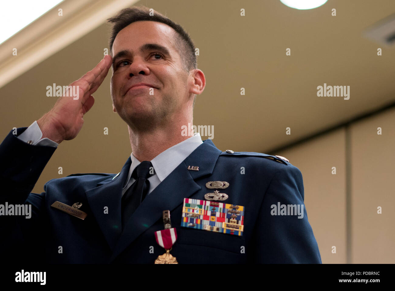 Lt. Col. Hamilton Underwood, 4th Combat Camera Squadron commander ...
