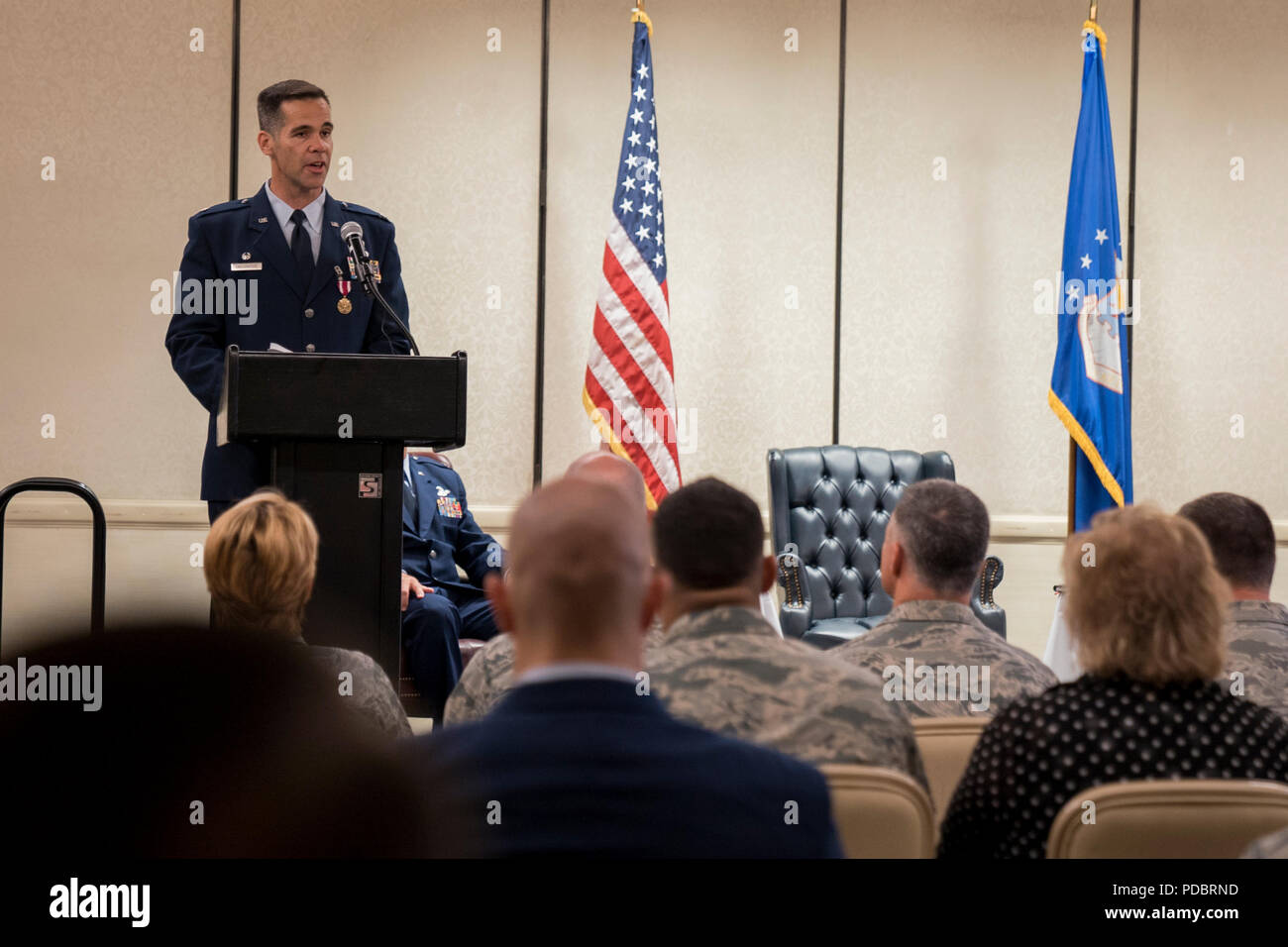 Lt. Col. Hamilton Underwood, 4th Combat Camera Squadron commander ...