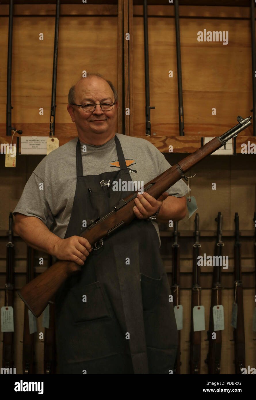 Robert Bell, an M1 Garand armorer with the Civilian Marksmanship ...