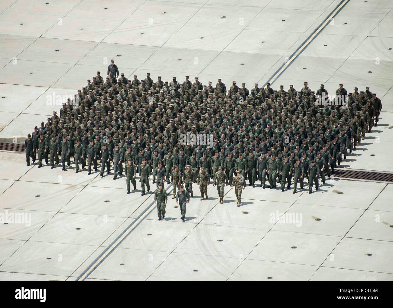 NEW RIVER, N.C. (Aug. 4, 2018) Marines from Marine Medium Tiltrotor ...