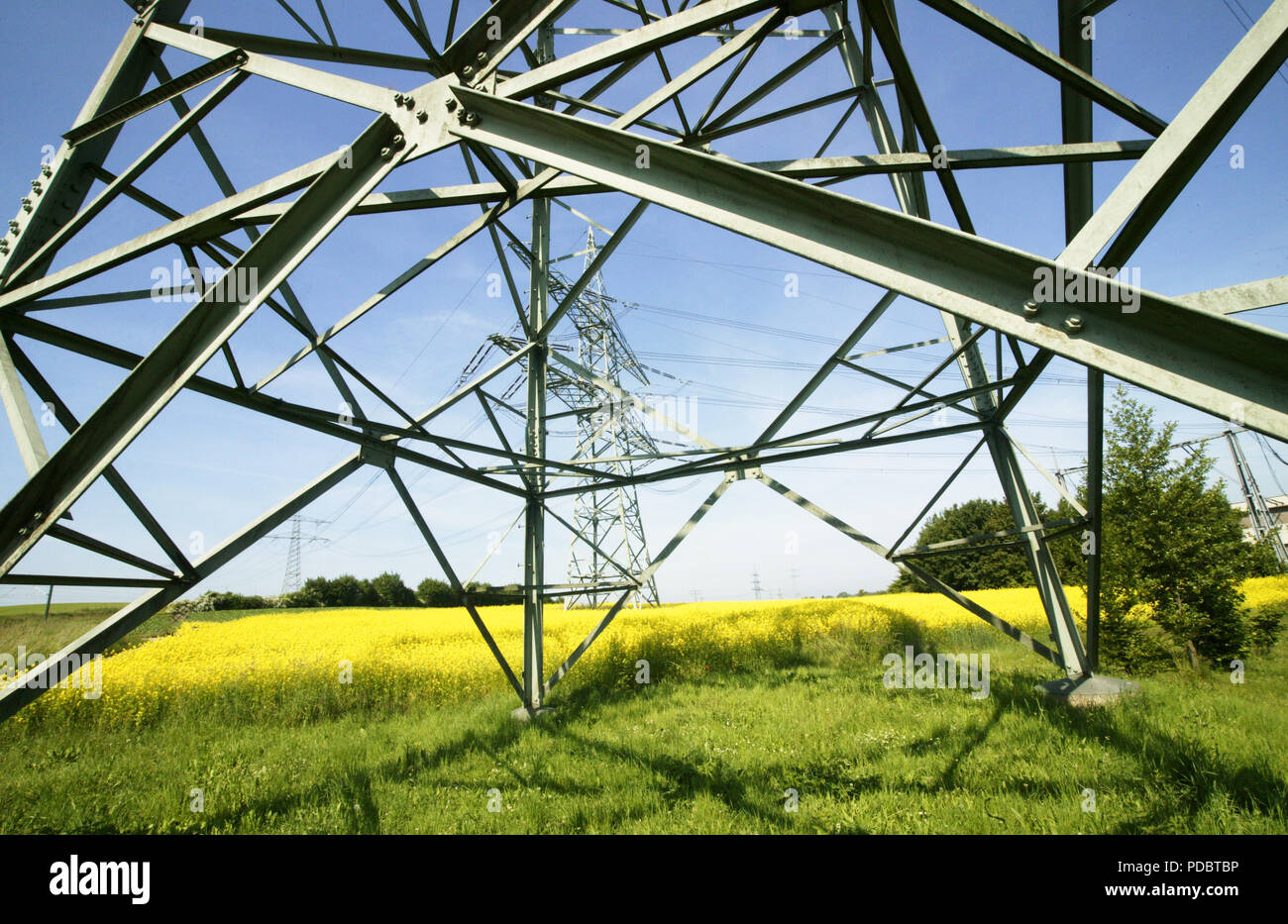 Power, line, electricity, cable Stock Photo - Alamy