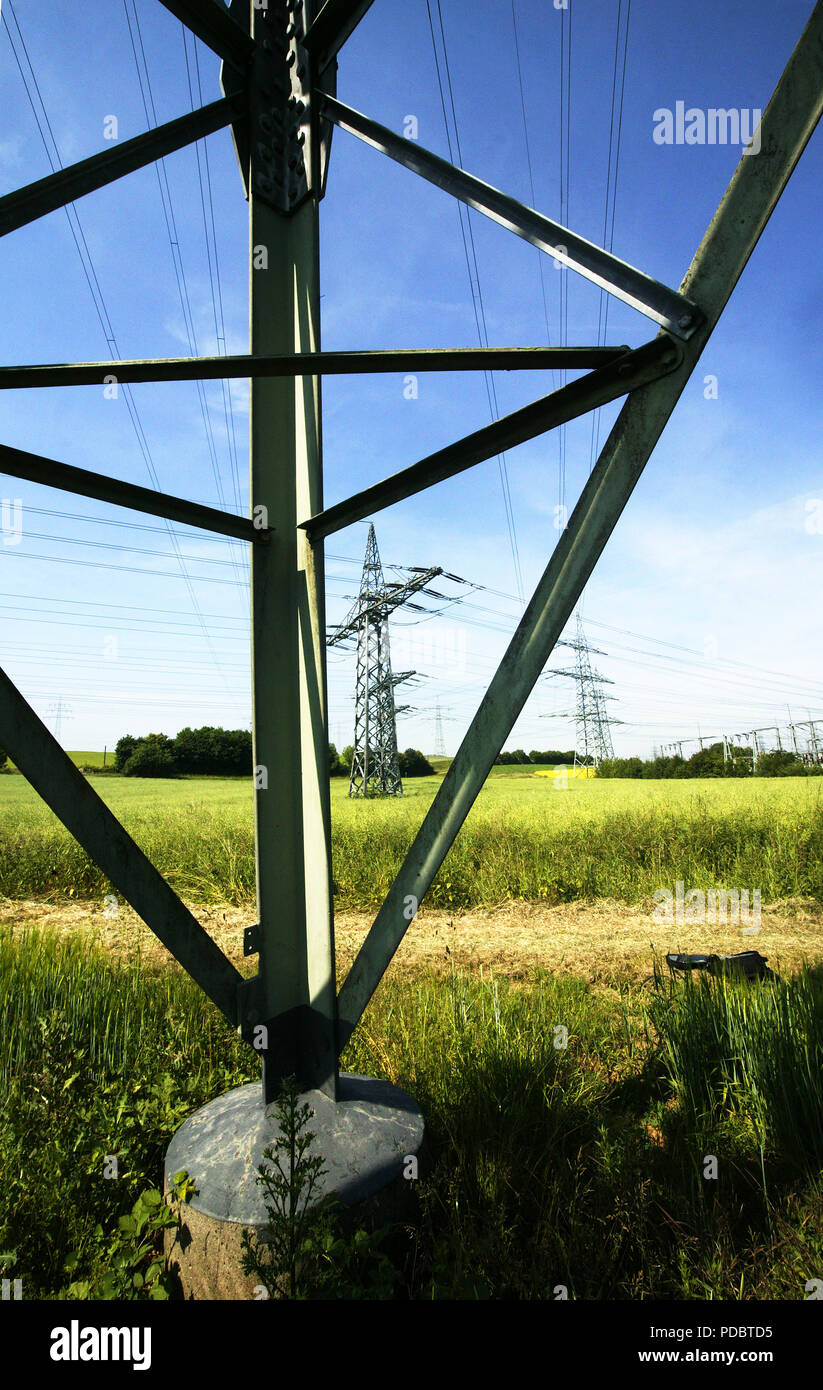 Power, line, electricity, cable Stock Photo - Alamy