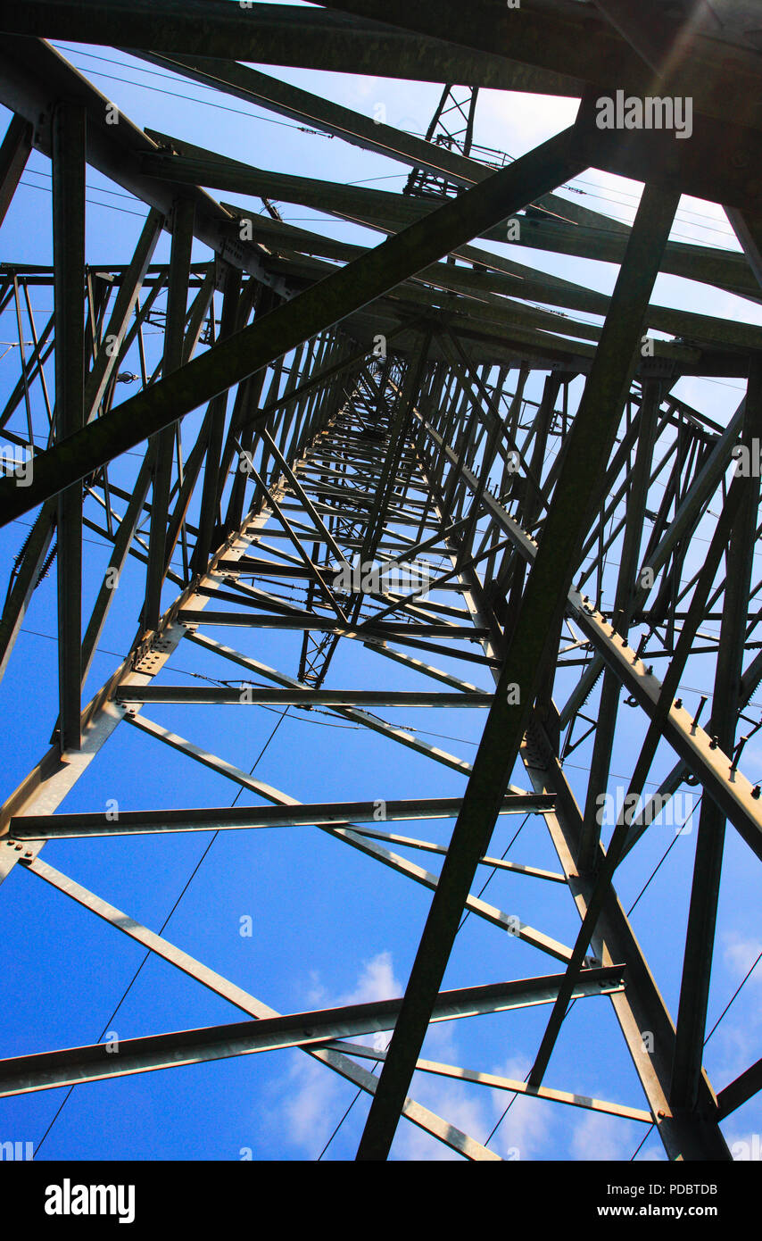 Power, line, electricity, cable Stock Photo - Alamy