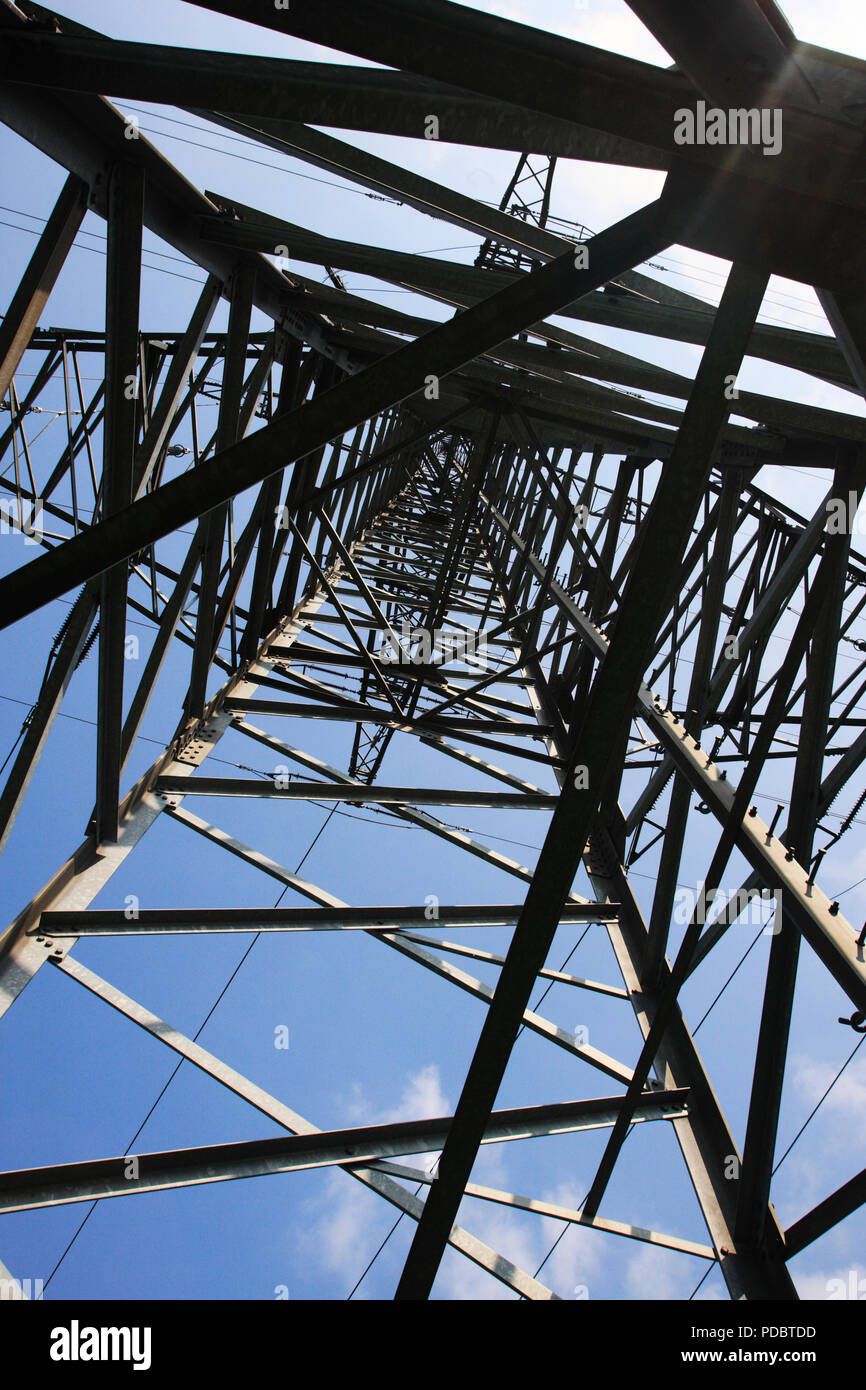 Power, line, electricity, cable Stock Photo - Alamy