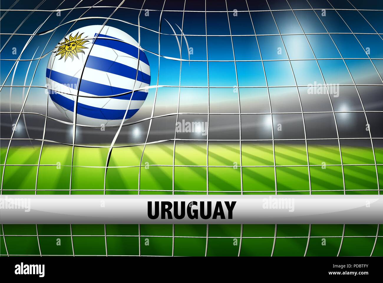 Uruguay football team Stock Vector Images - Alamy
