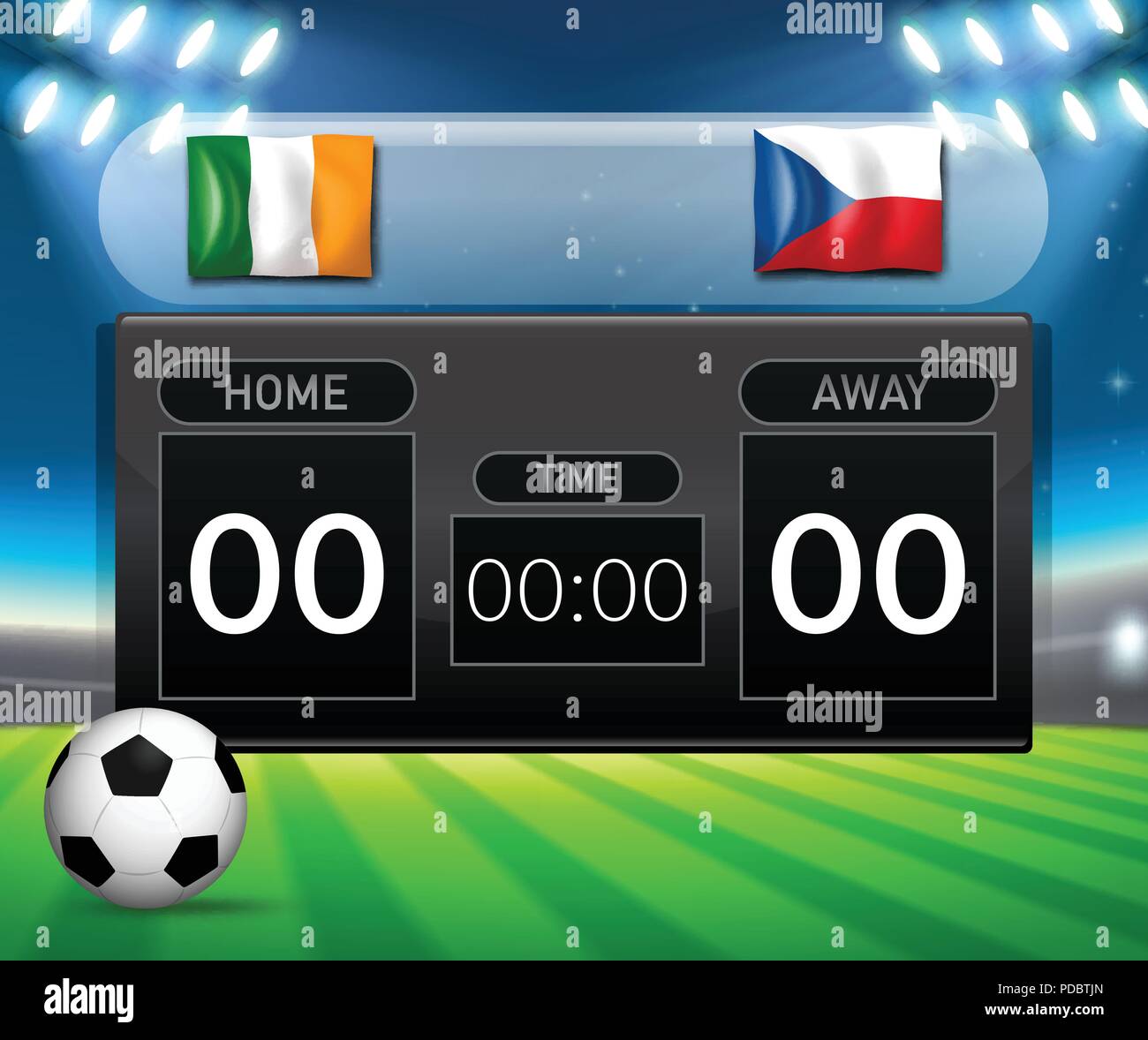 Ireland football stadium graphic hi-res stock photography and images ...