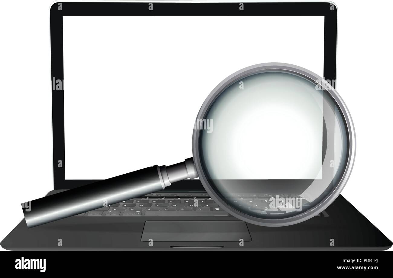 Magnifying glass clipart Stock Vector Images - Alamy