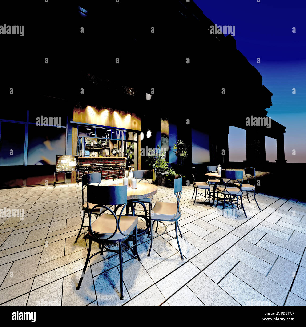 3d table hi-res stock photography and images - Alamy