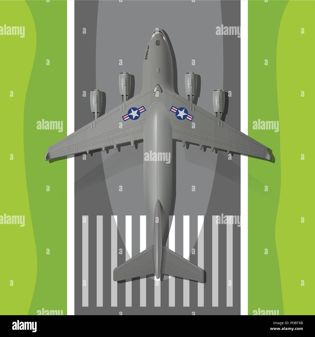 Landing Strip Stock Vector Images - Alamy