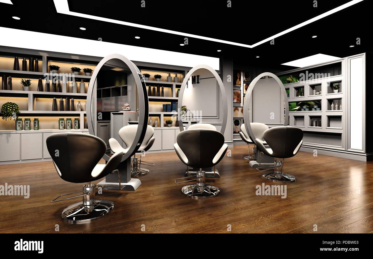 3d saloon hi-res stock photography and images - Alamy