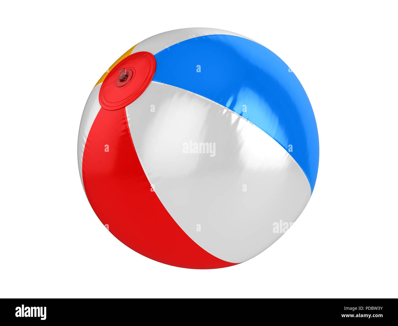 Colorful Beach Ball , This is a 3d rendered computer generated image ...