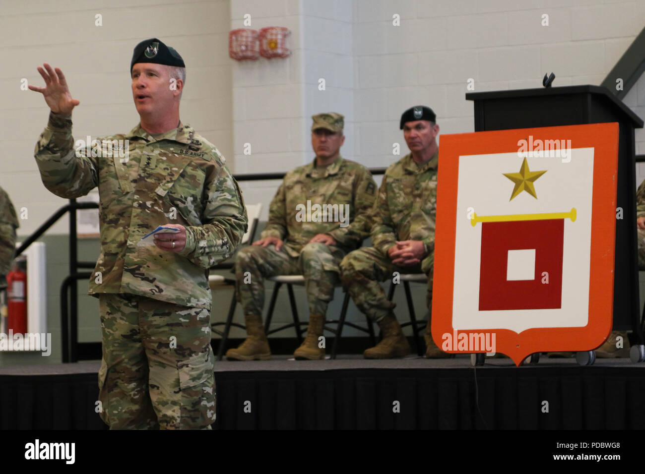 Maj. Gen. James Hoyer, the Adjutant General of the West Virginia ...