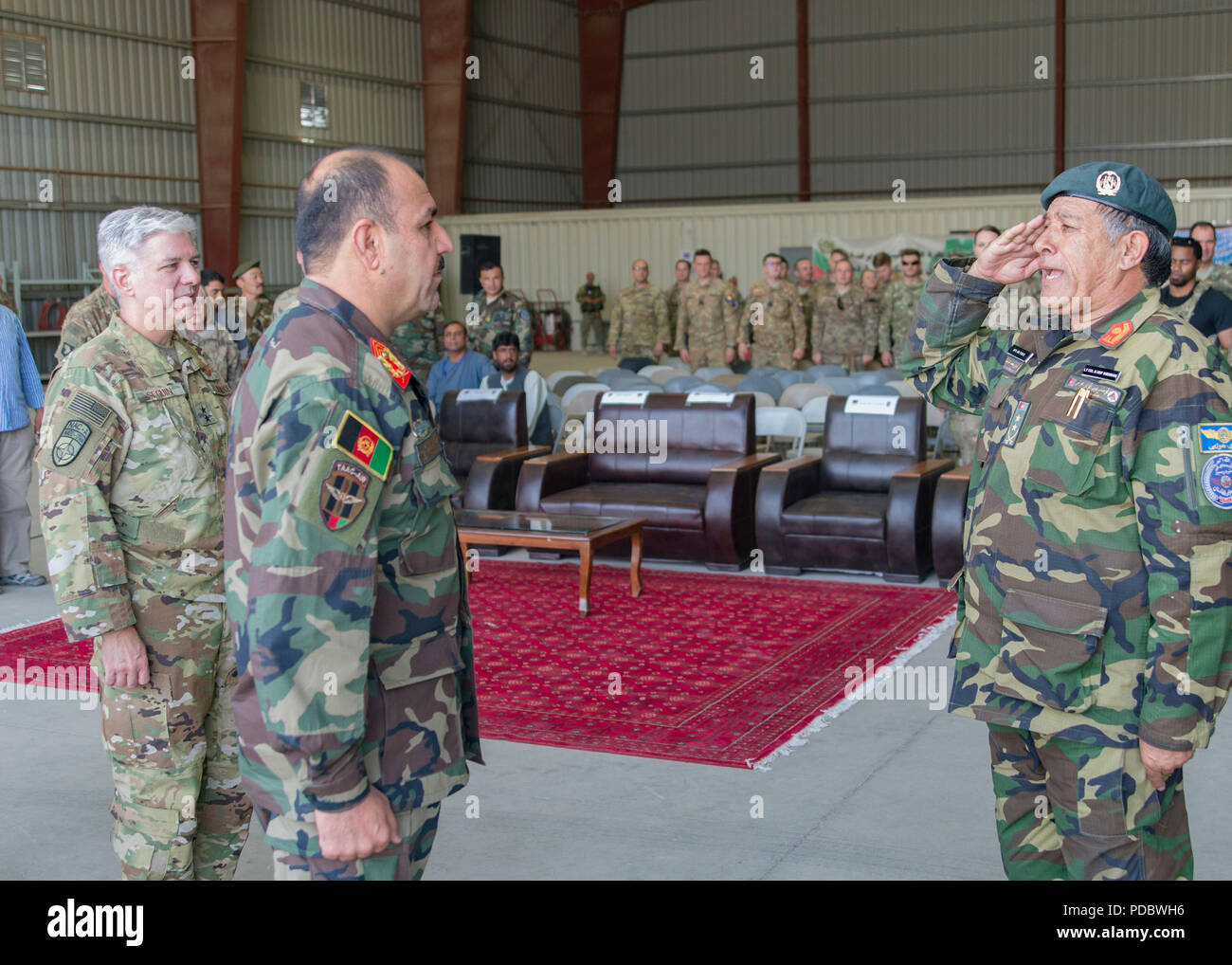 KANDAHAR AIRFIELD, Afghanistan (August 6, 2018) Lt. Col. Arif Shenwari ...