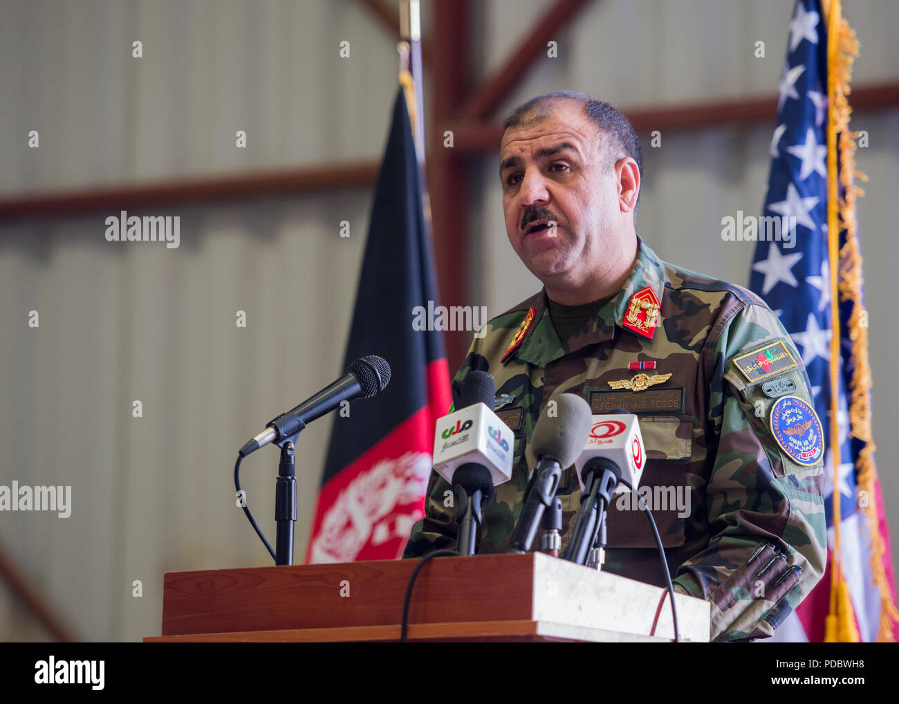 KANDAHAR AIRFIELD, Afghanistan (August 6, 2018) -- Maj. Gen. Abdul ...