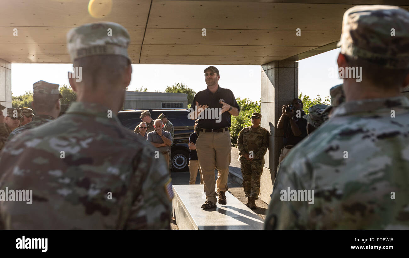 Dr. Brian Neumann, historian with the U.S. Army Center of Military ...