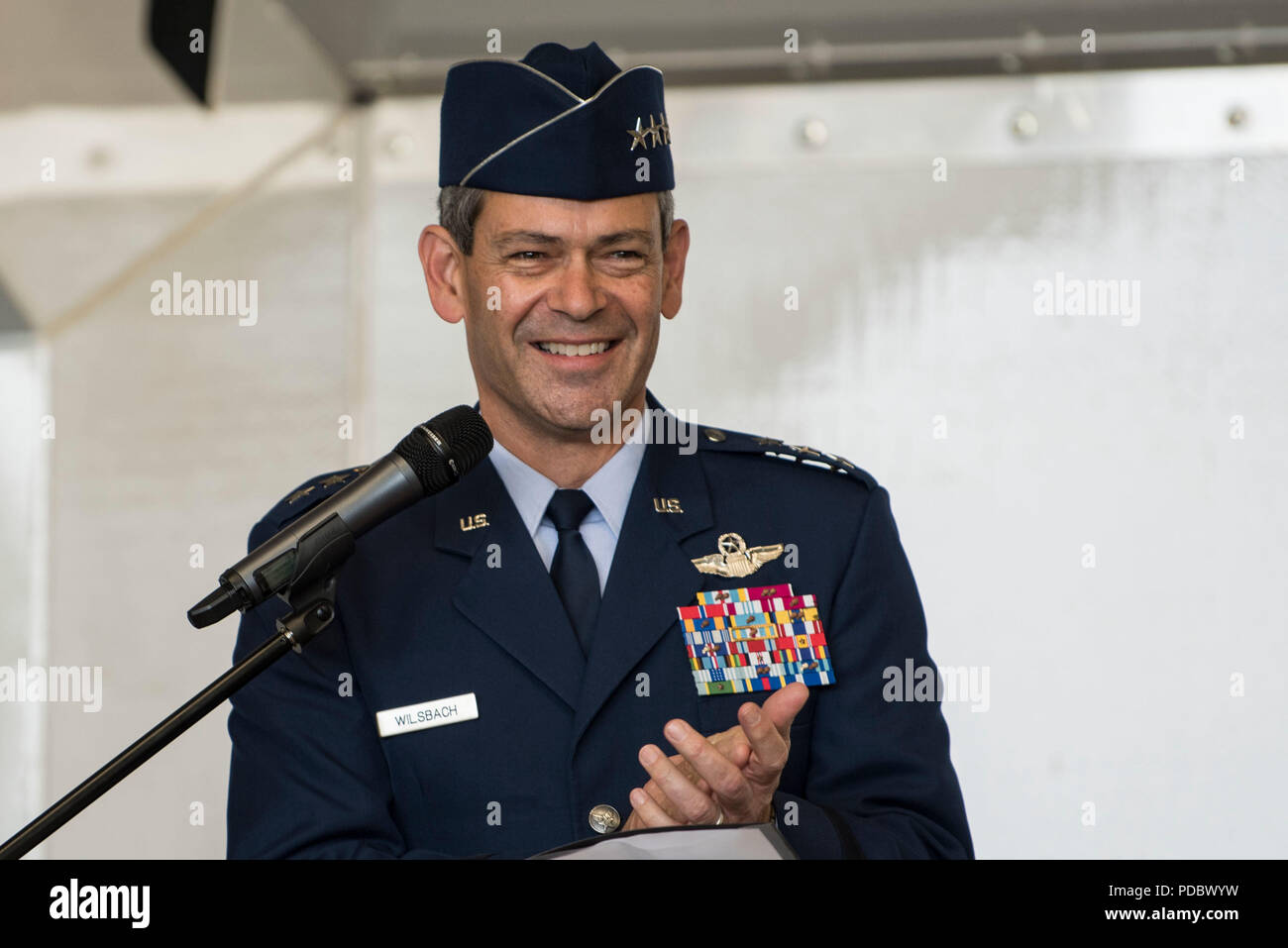 U.S. Air Force Lt. Gen. Kenneth S. Wilsbach, commander of Alaskan North ...