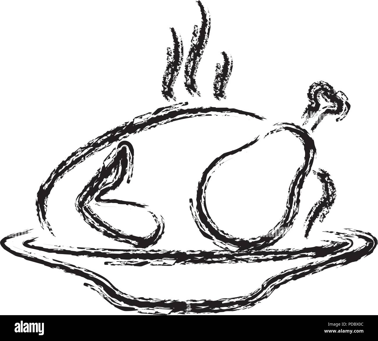 delicious chicken cook icon Stock Vector Image & Art - Alamy