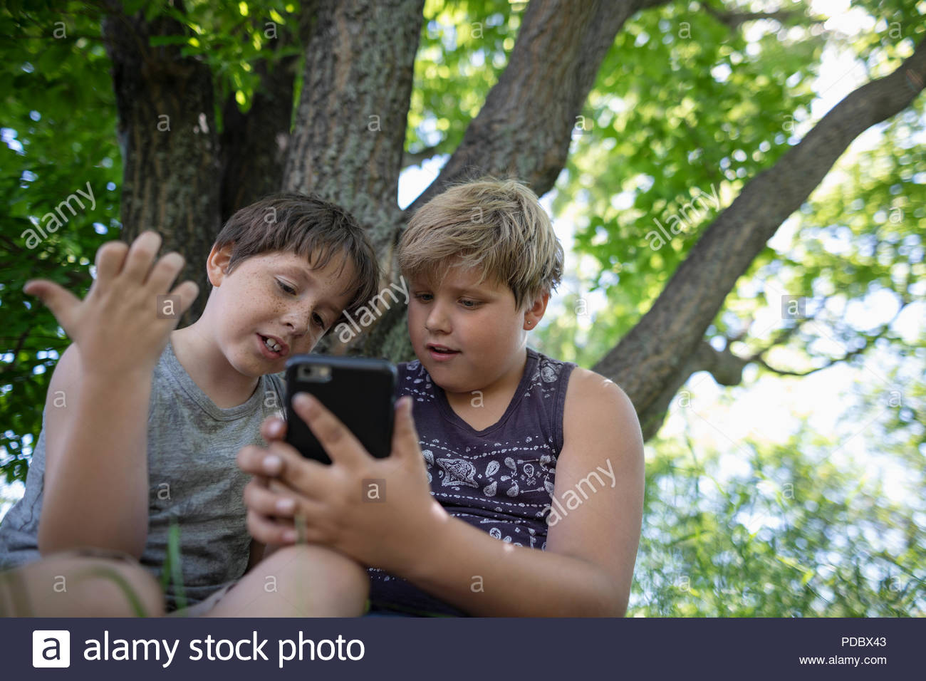 Reading under tree hi-res stock photography and images - Alamy