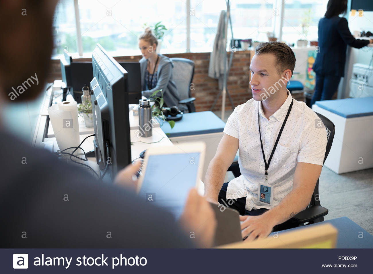 Businessman colleague office hi-res stock photography and images - Alamy