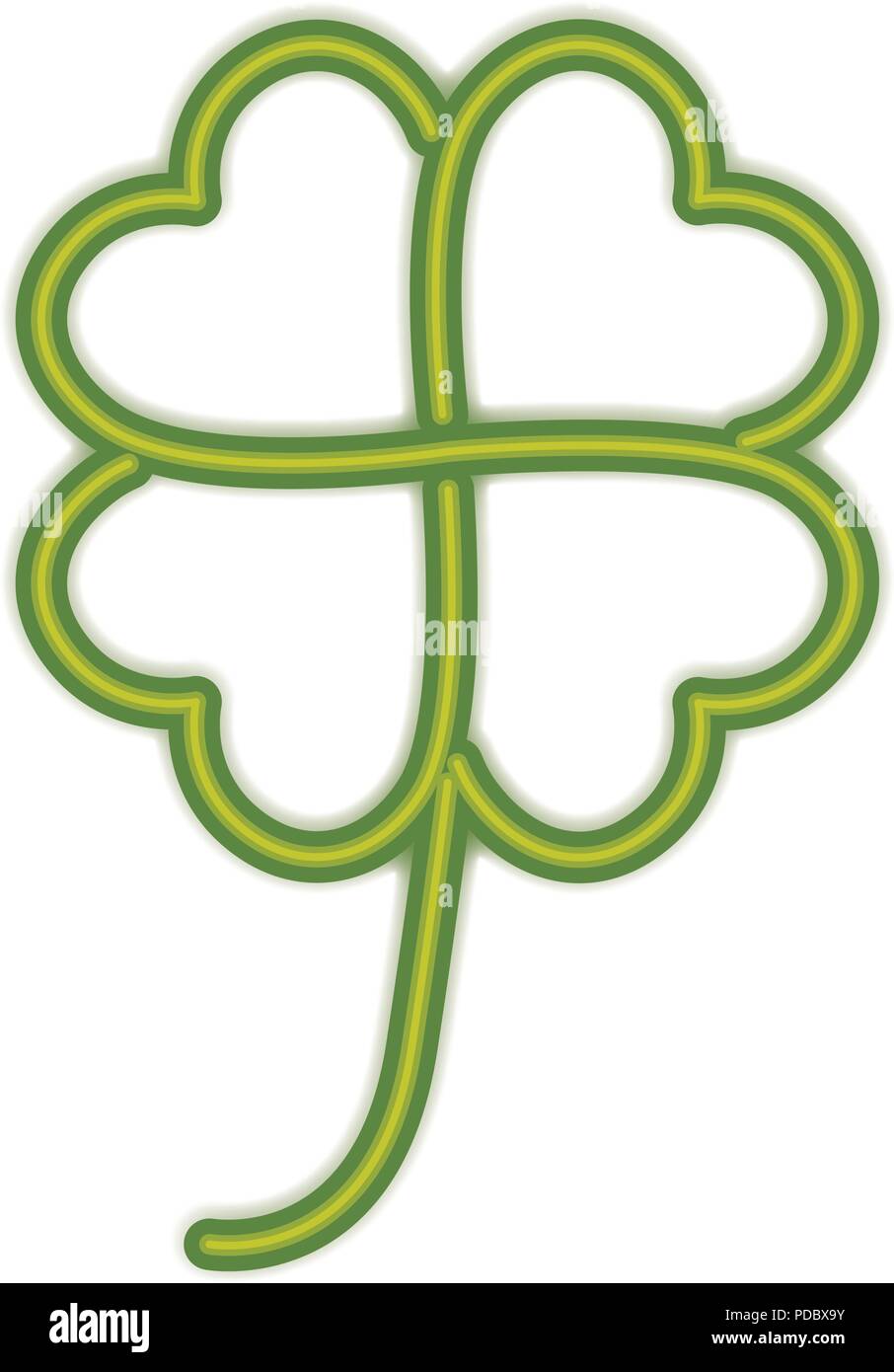 clover leaf isolated icon Stock Vector Image & Art - Alamy