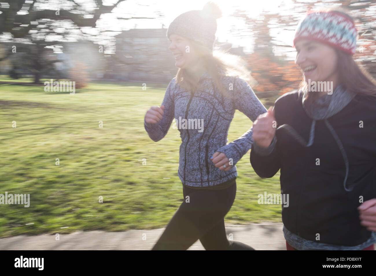Smiling runners hi-res stock photography and images - Alamy