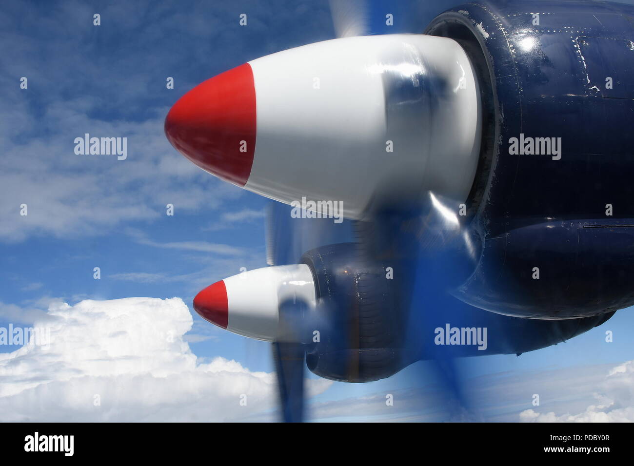 IVCHENKO AI-20M ENGINES ON ANTONOV AN-12 Stock Photo - Alamy