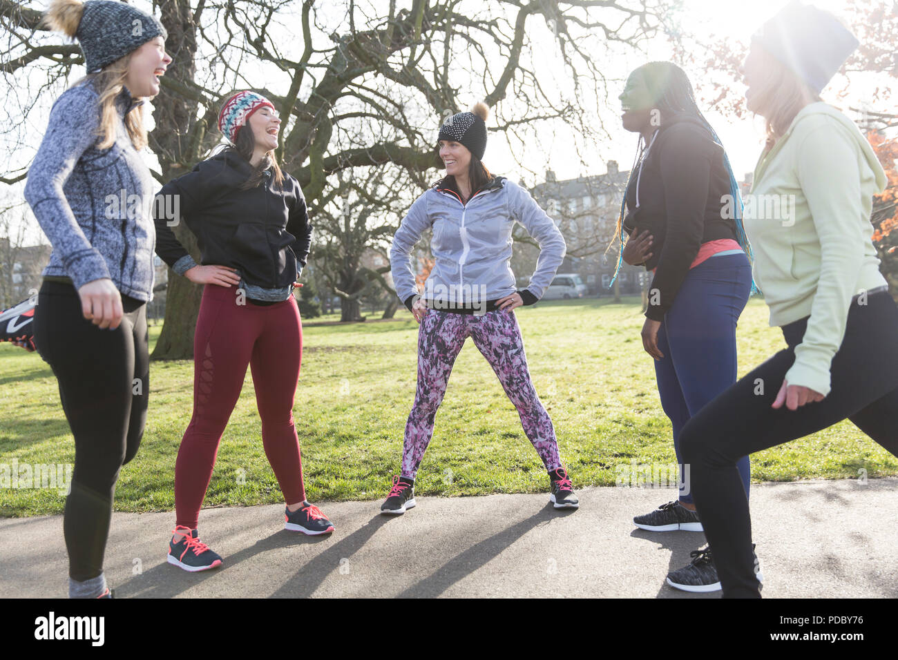 Stretching hips hi-res stock photography and images - Alamy