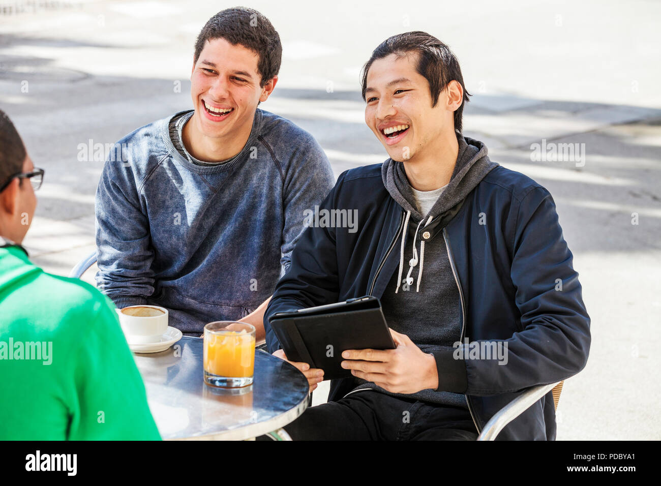 Guy Friends Laughing