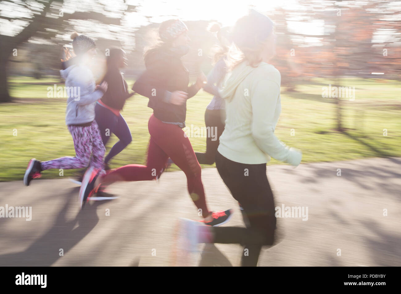 Sunny runners hi-res stock photography and images - Alamy