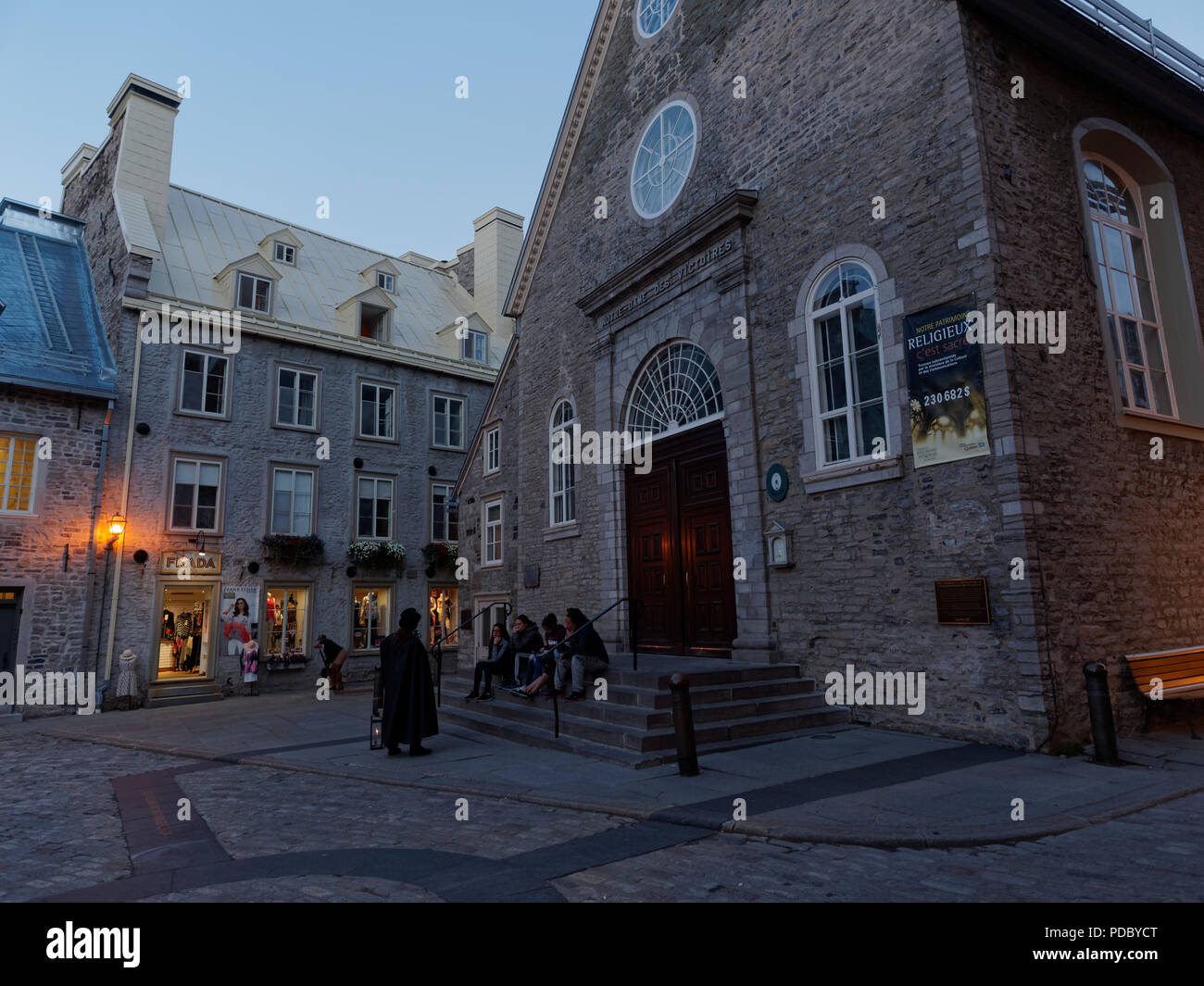 Old church quebec city hi-res stock photography and images - Alamy