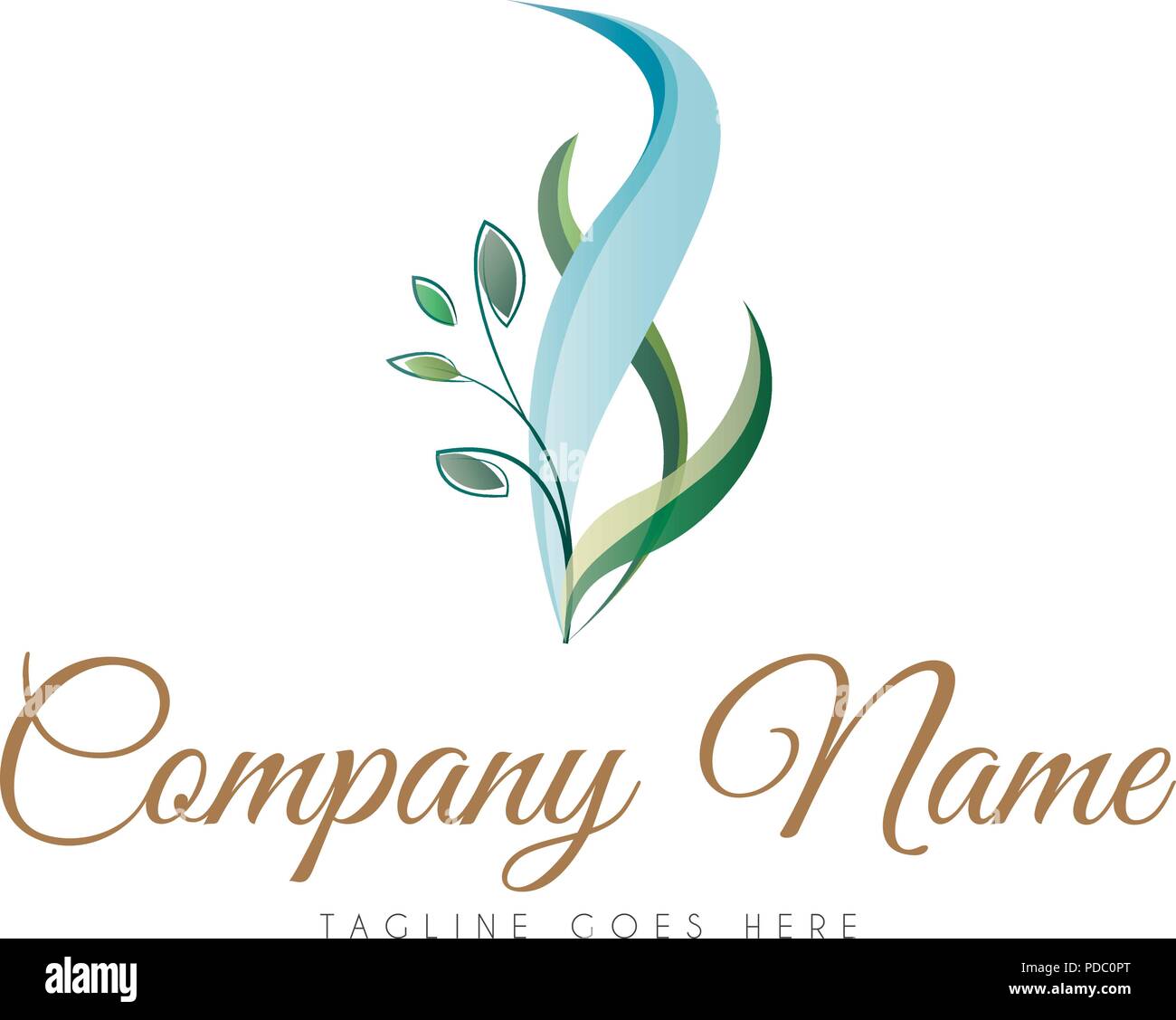 Green life vector logo Stock Vector Image & Art - Alamy