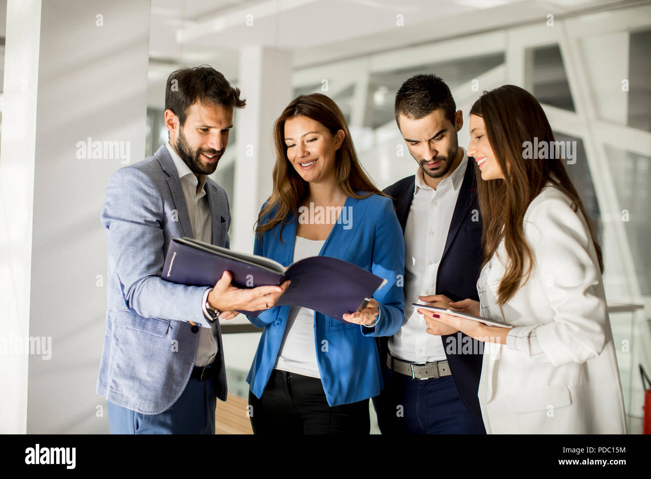 Businesswomen analyzing documents hi-res stock photography and images ...