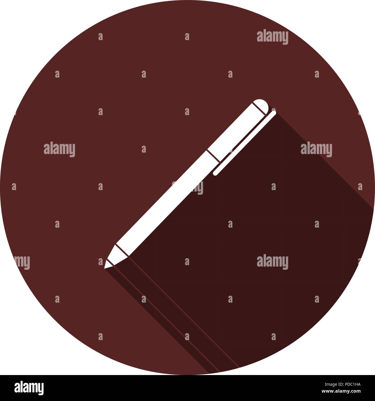 Vector image. Icon handles on a circle of maroon color Stock Vector ...
