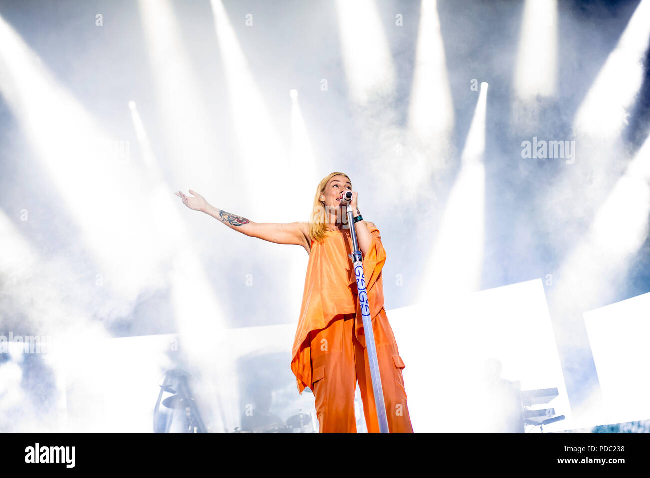 Norway, Bergen - June 15, 2018. The Norwegian singer, songwriter and ...