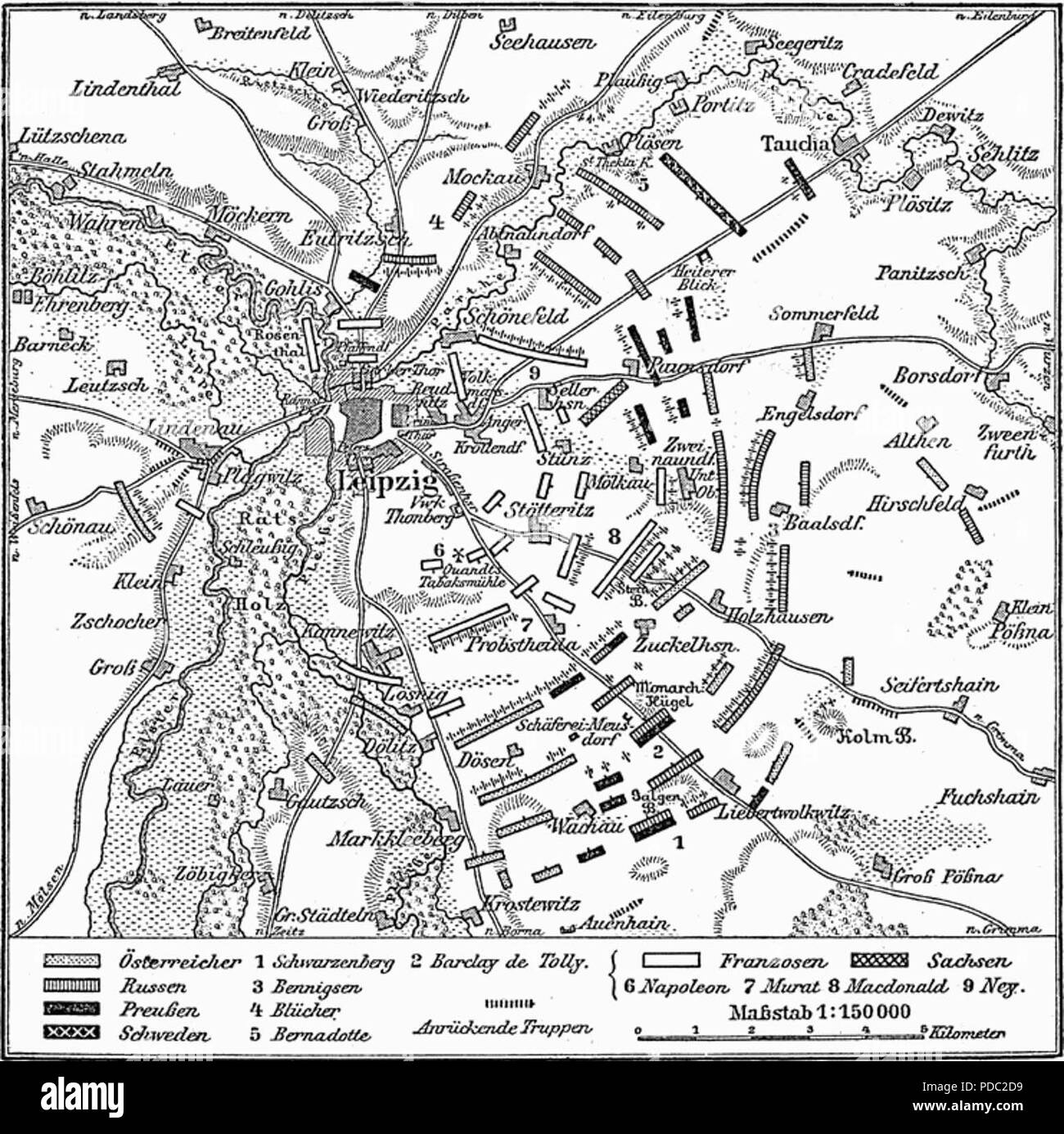 Historic Map Of Leipzig Black and White Stock Photos & Images - Alamy