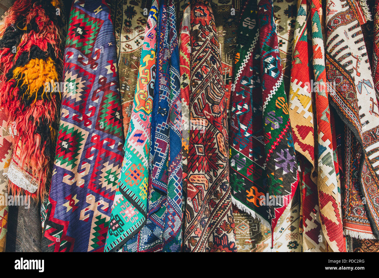 old traditional Turkish carpet shop in cappadocia, turkey Stock Photo ...