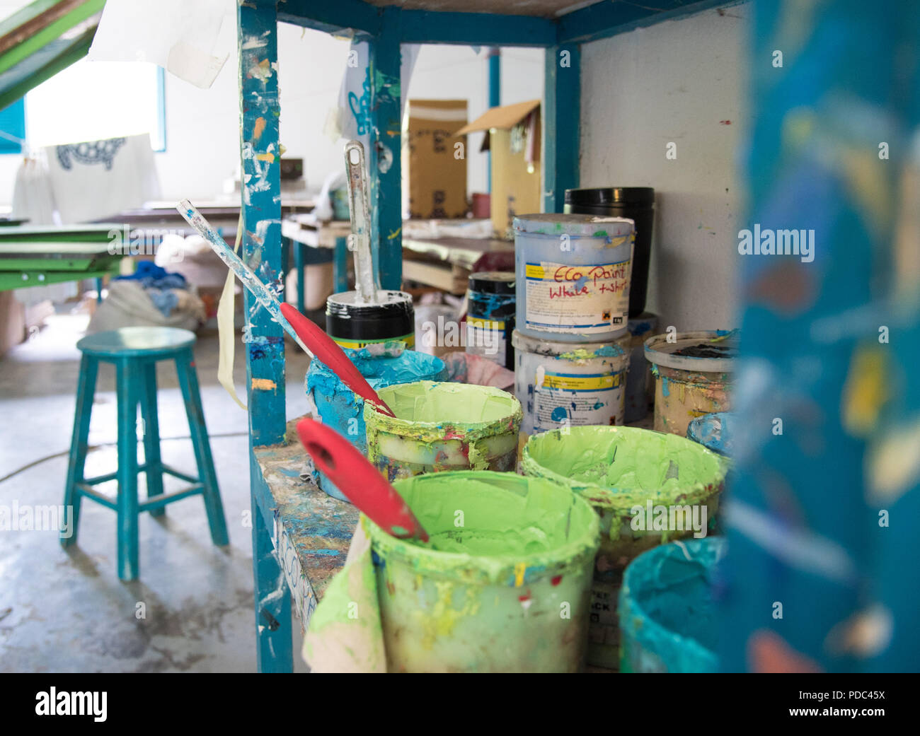 Old cans factory hi-res stock photography and images - Alamy