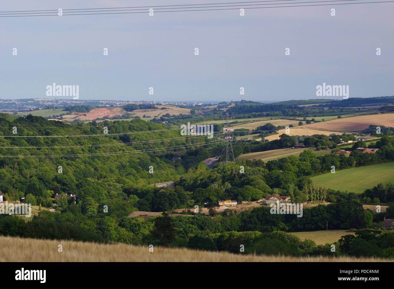 Pylon and hedges hi-res stock photography and images - Alamy