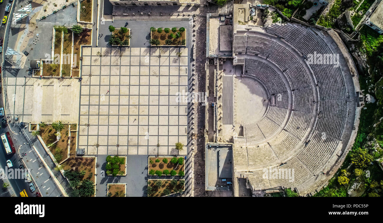 Roman theater (Amman) , jordan Stock Photo - Alamy