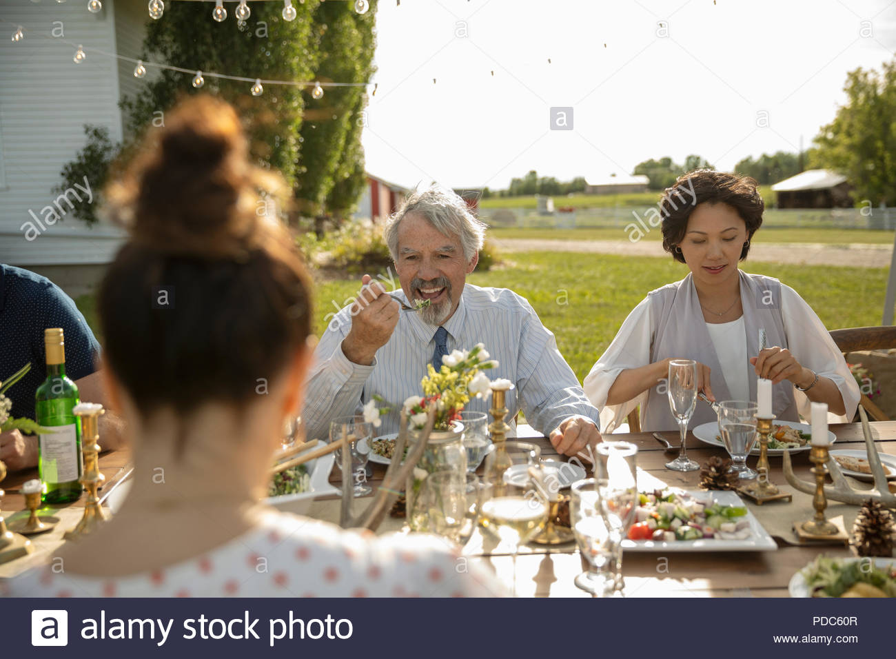 Summer lunch party hi-res stock photography and images - Alamy