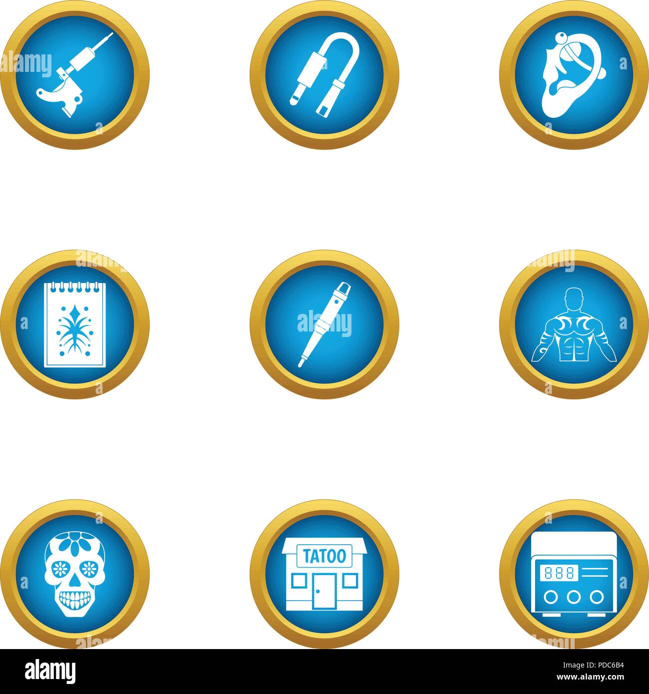 Old street flower Stock Vector Images - Alamy