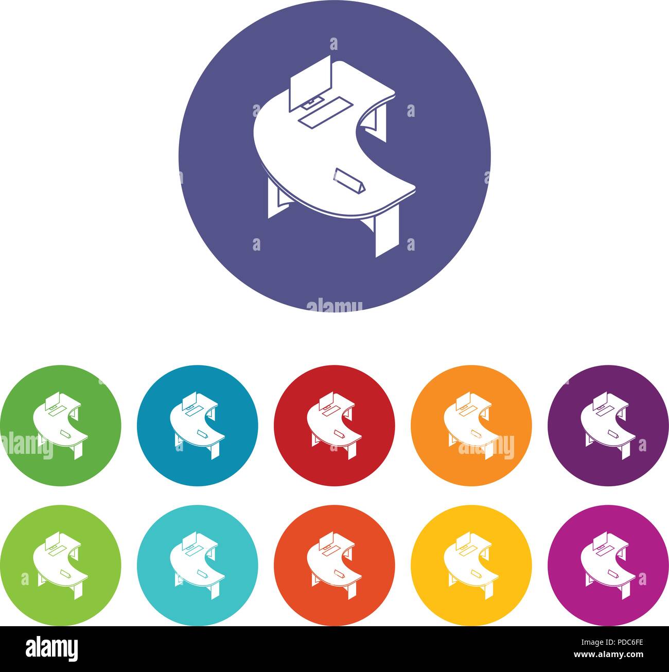 Oval office table icons set vector color Stock Vector Image & Art - Alamy Oval office table icons set vector color Stock Vector Image & Art - Alamy