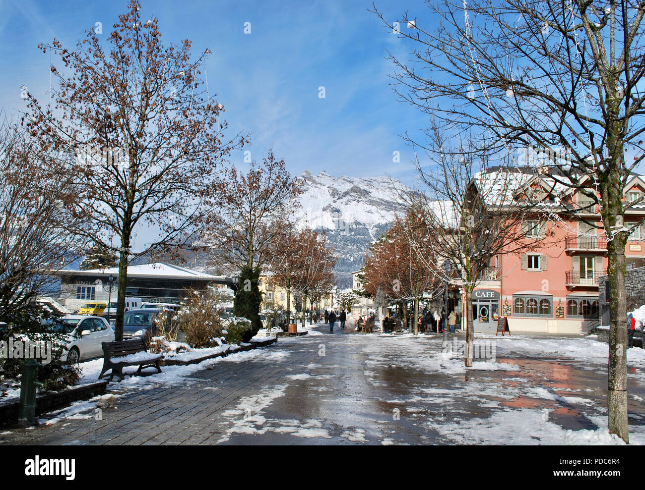 Landscape in Chamonix, France Stock Photo - Alamy